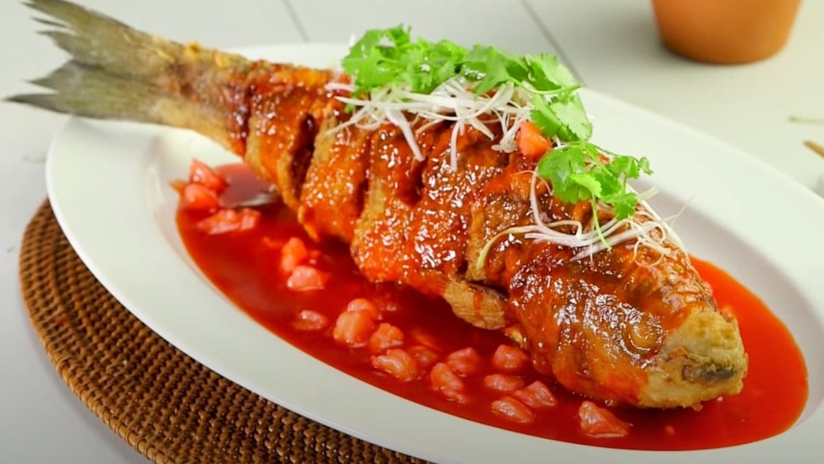 PLA THOD RAD PRIK SOD - Thái House Restaurant